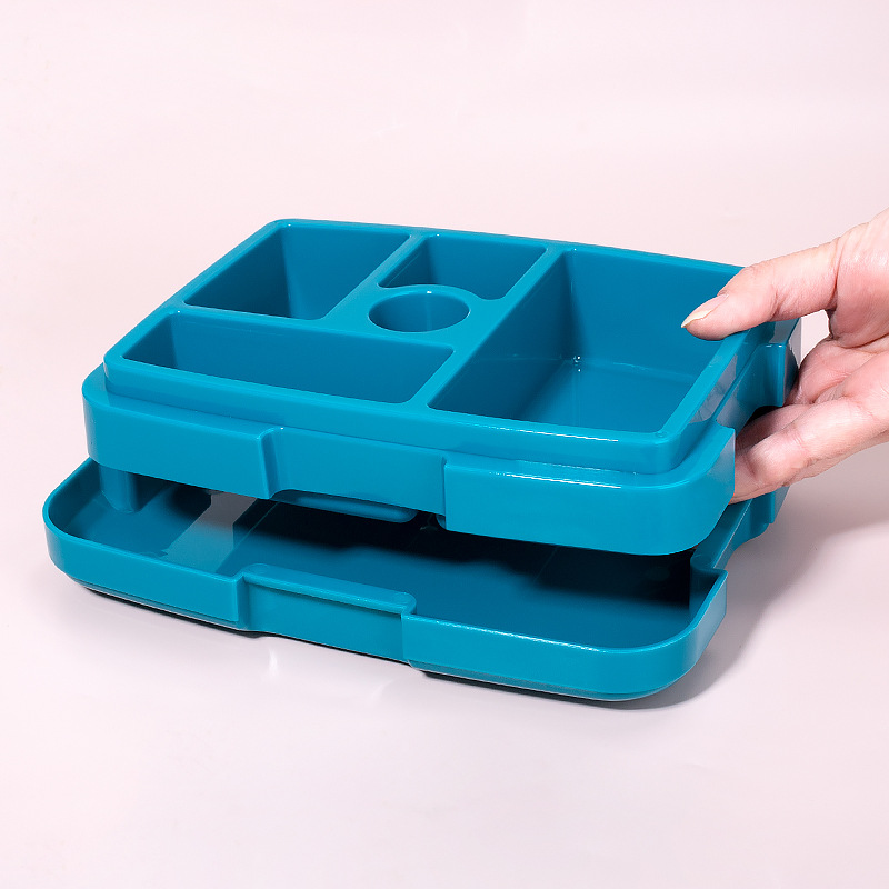 Lunch Box Bento Compartments Food Container School - Temu
