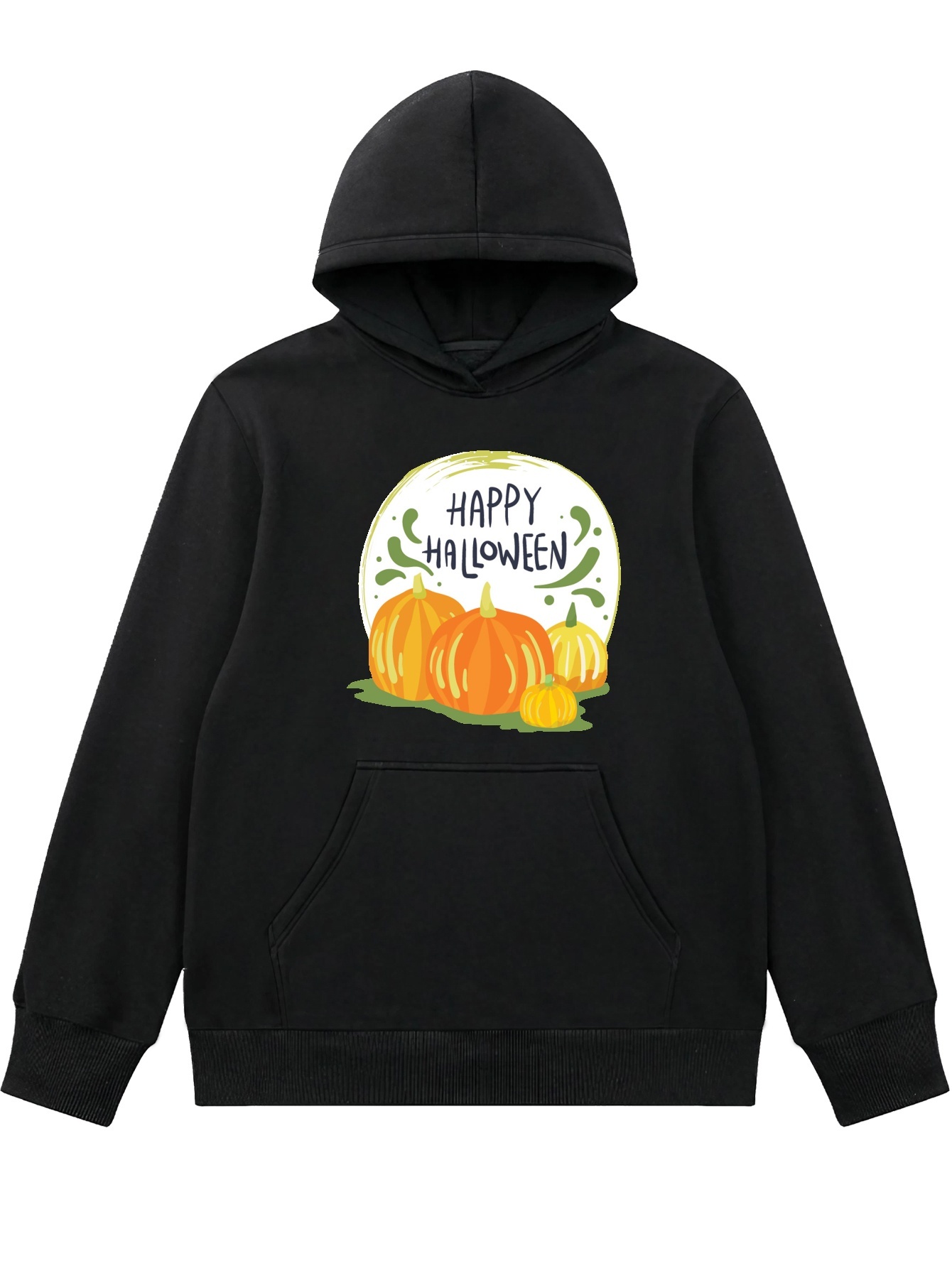 Halloween Pumpkin Pattern Hoodie Kangaroo Pocket Men's - Temu Canada