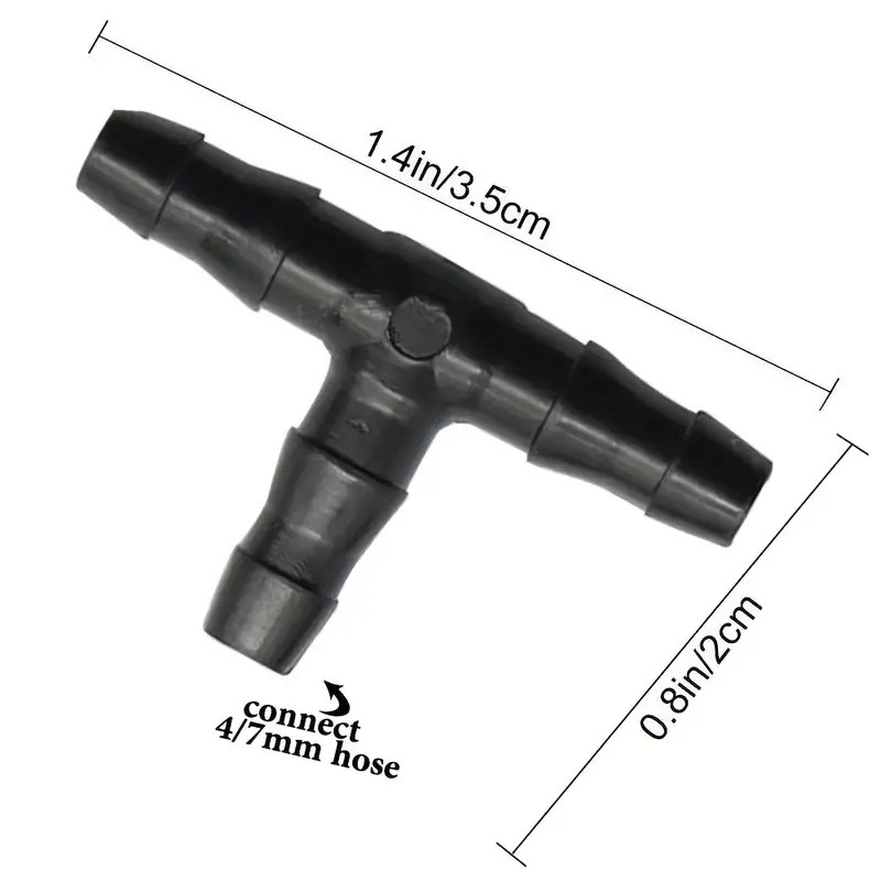 Universal Barbed Tee Fittings Barbed Connectors Drip - Temu
