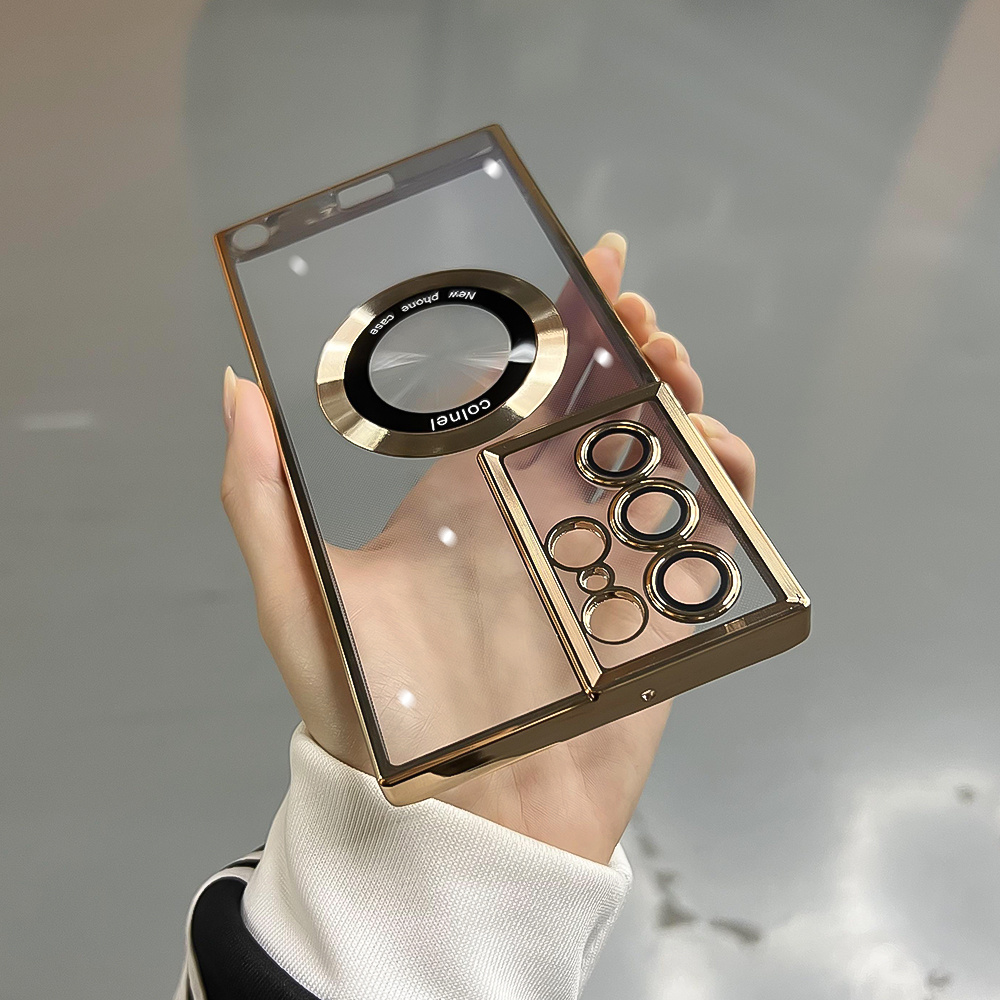 luxury plating clear silicone phone case 23 - Temu United Kingdom