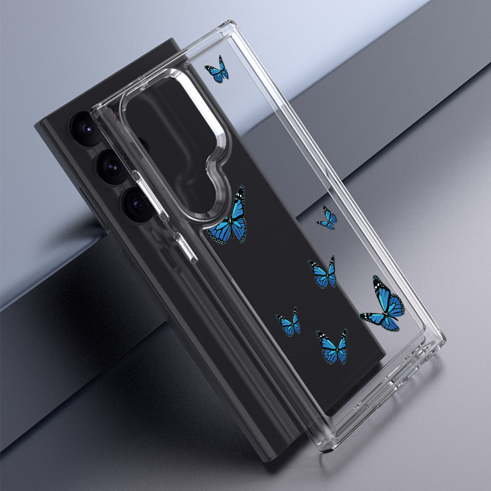 Butterfly Popular Pattern Transparent Acrylic Anti fall - Temu Norway
