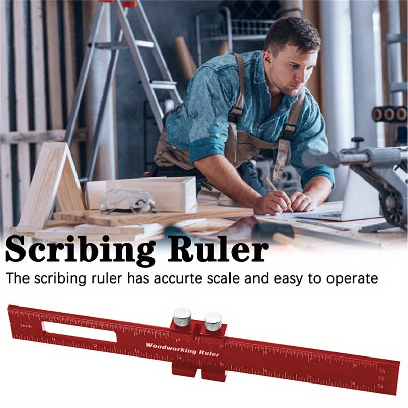 Woodworking Multi functional Line Ruler T shaped Ruler - Temu