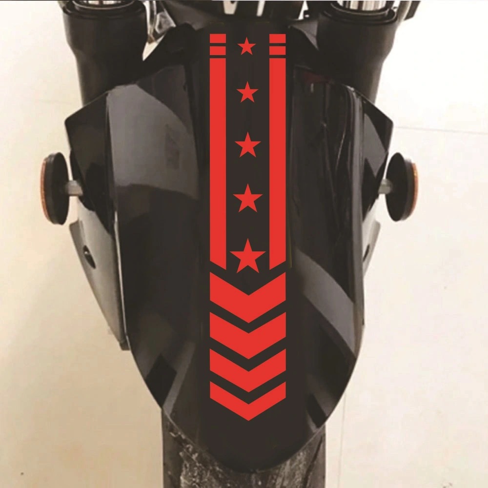 high visibility reflective mudguard decal Temu