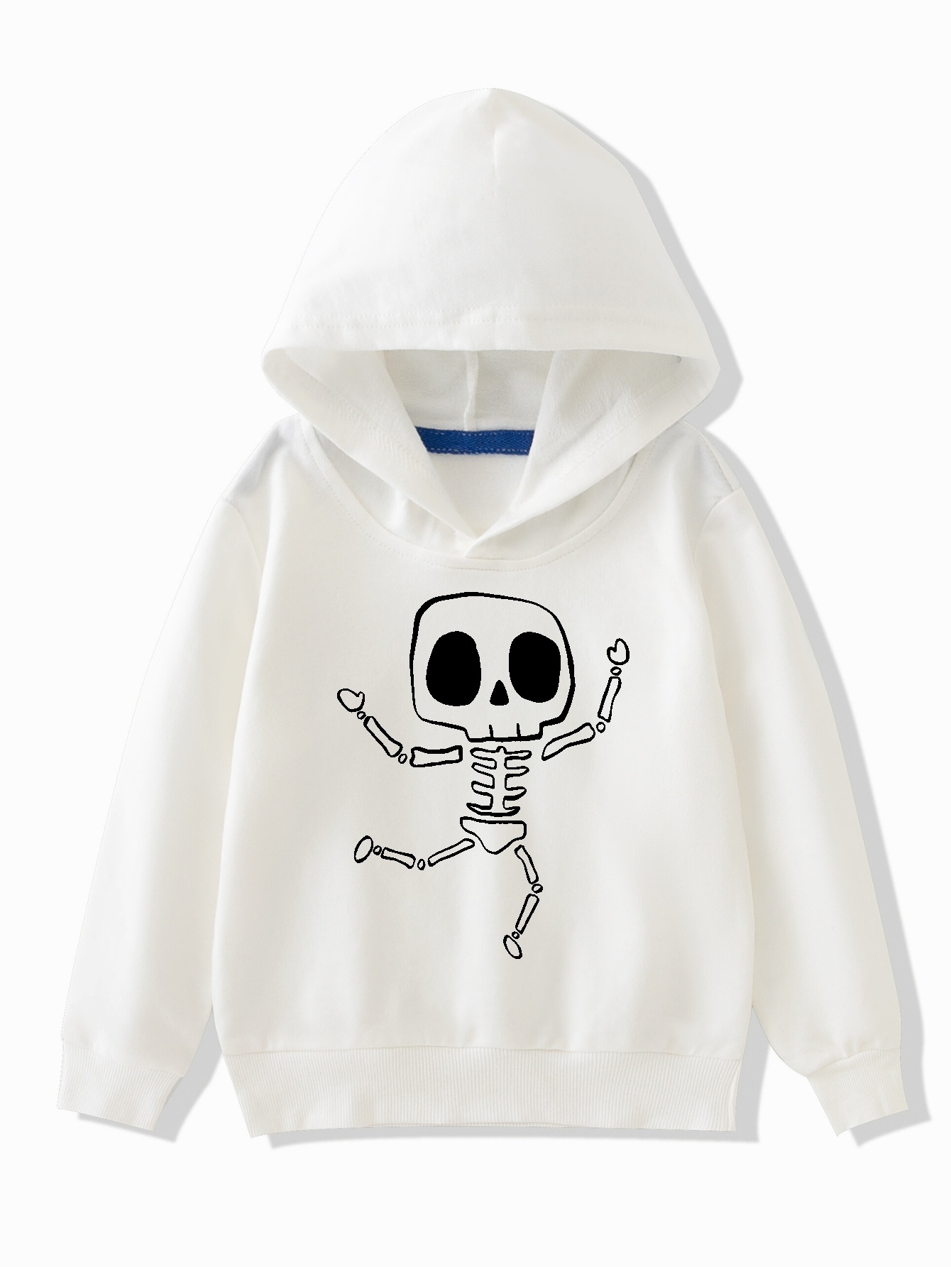 Halloween Girls Dancing Skeleton Graphic Hooded Sweatshirt - Temu Ireland