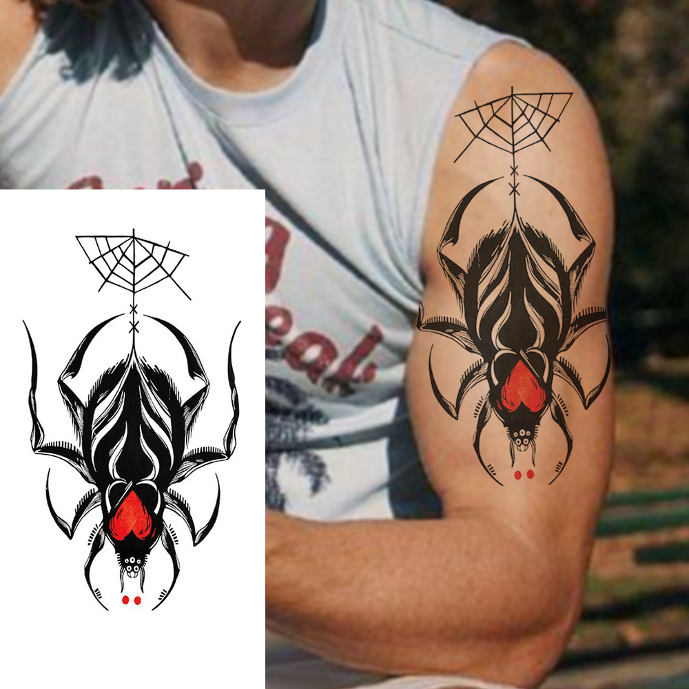 American traditional spider tattoo | Orangetattooshop.com