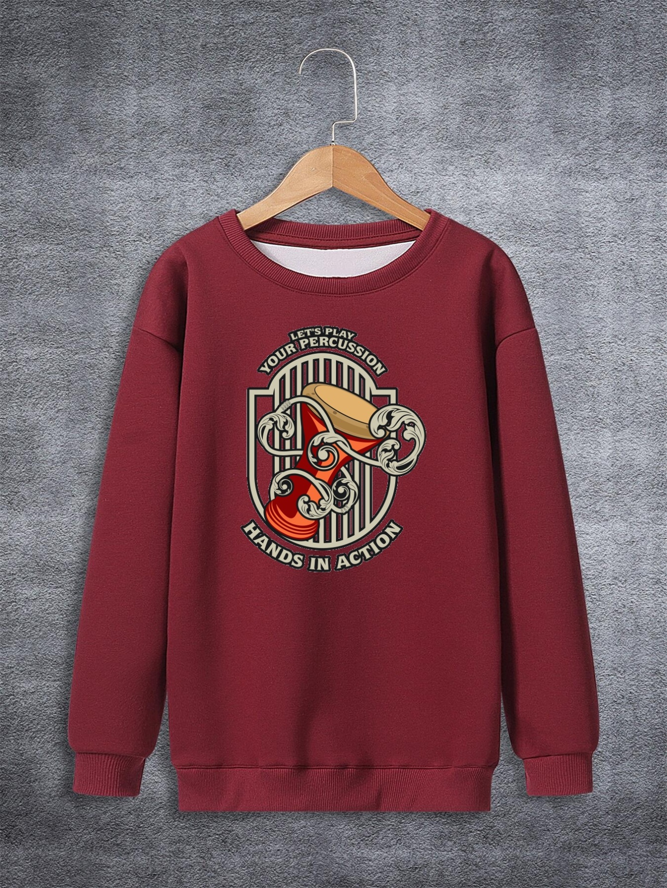 Hands In Action Letter Print Boys Casual Creative Pullover - Temu Australia