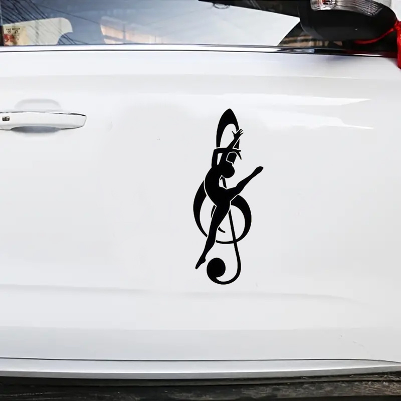elegant dancers dancing musical notes car sticker laptop - Temu New Zealand