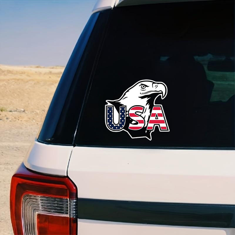 Usa American Bald Vinyl Decal Sticker - Temu United