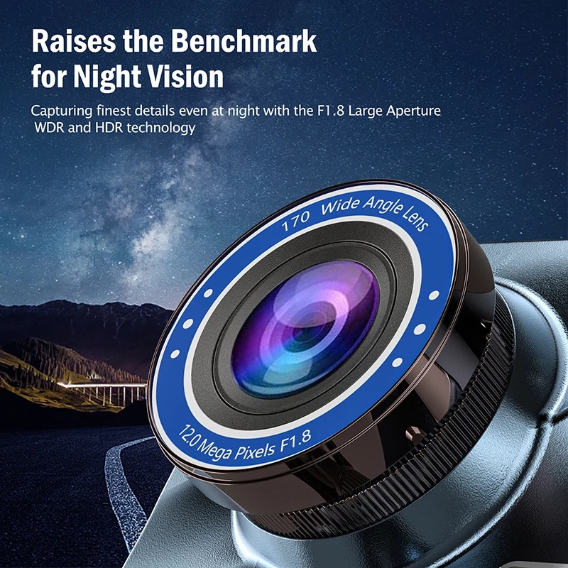 Car Dvr Touch Screen Front Rear Dual Lenses High definition - Temu Canada