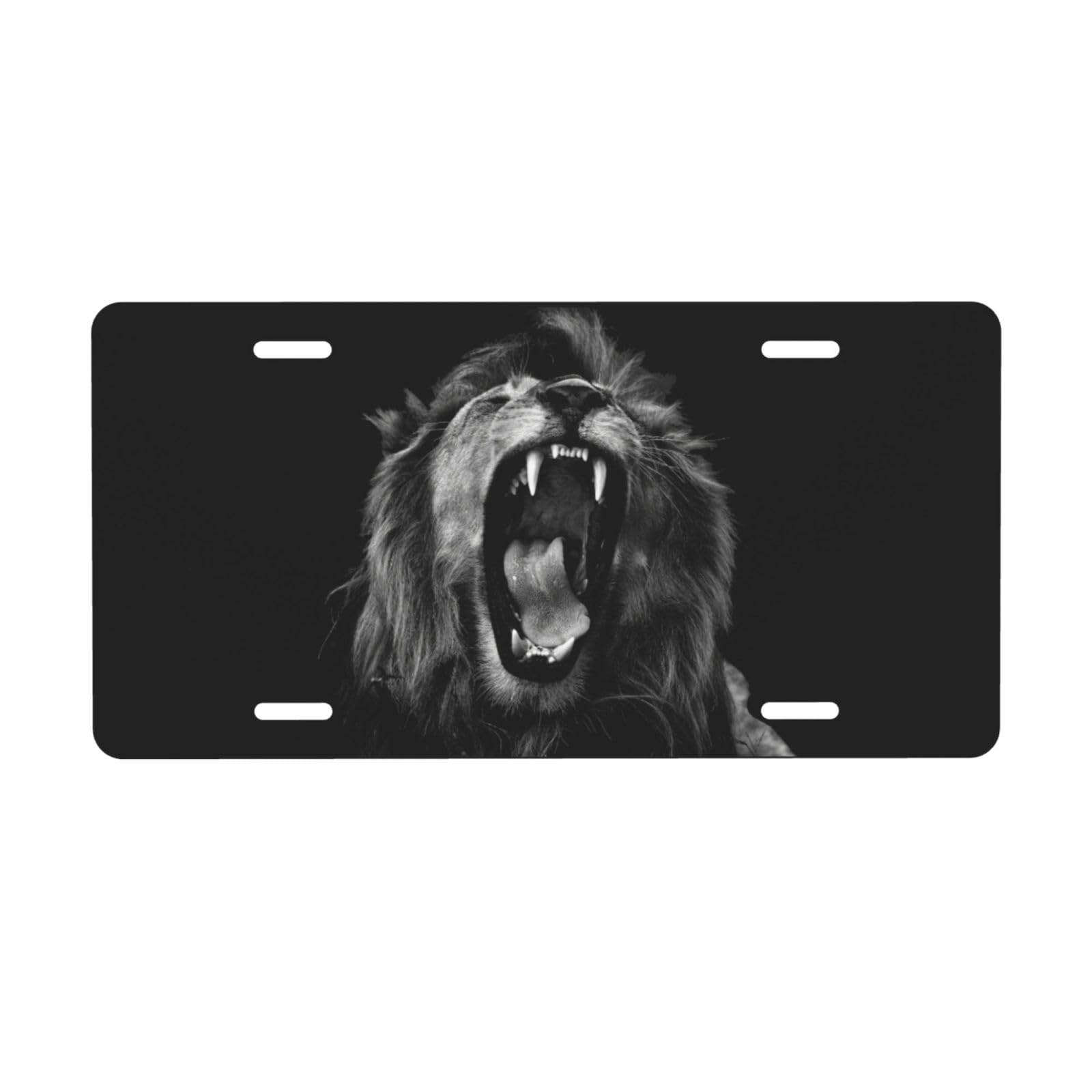 animal aluminum license plate decorative metal car front license plate ...