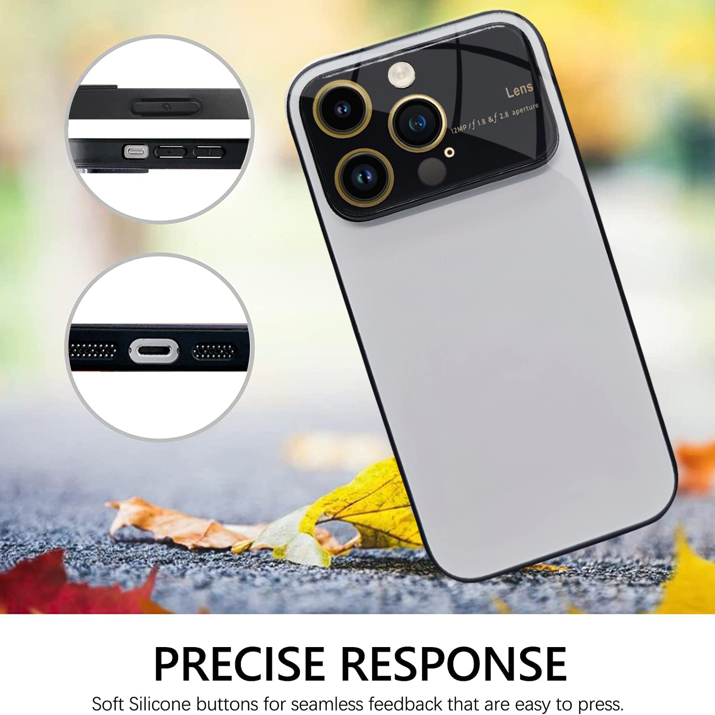 Coque De Téléphone En Verre Imitation Motif Léopard Pour Apple IPhone 15 14 13 12 11 Plus, Pro ...