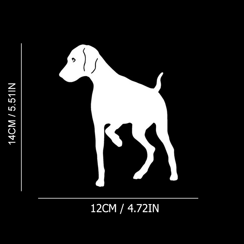 Lovely Pointer Dog Car Sticker Laptop Bottle Truck Phone - Temu Australia