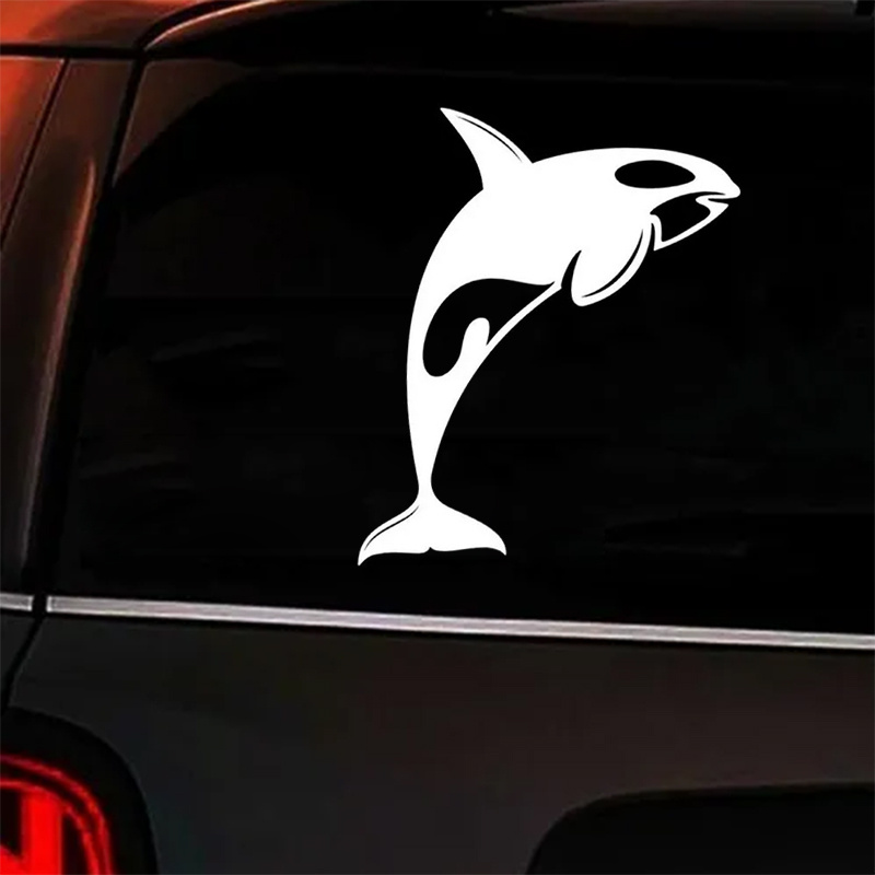 Killer Whale Car Stickers Laptop Water Bottle - Temu