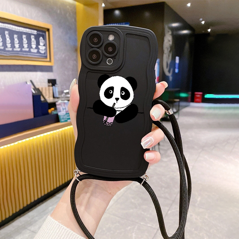 Чехол для телефона с ремешком с графикой панды для IPhone 11 - Temu Cyprus