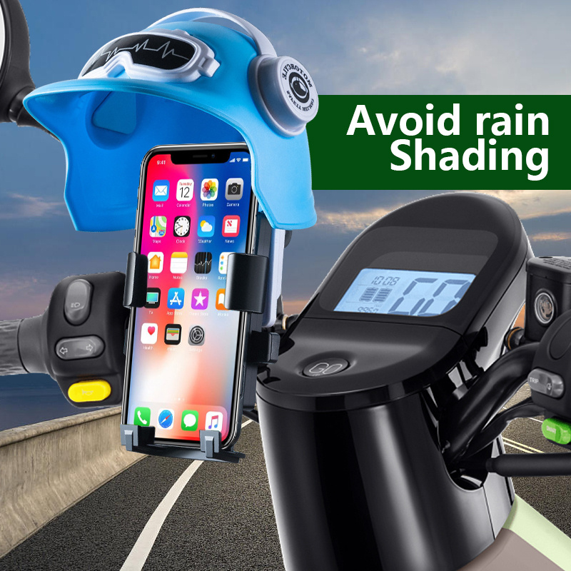 Waterproof Bicycle Phone Holder With Cartoon Sunshade Bike - Temu New ...