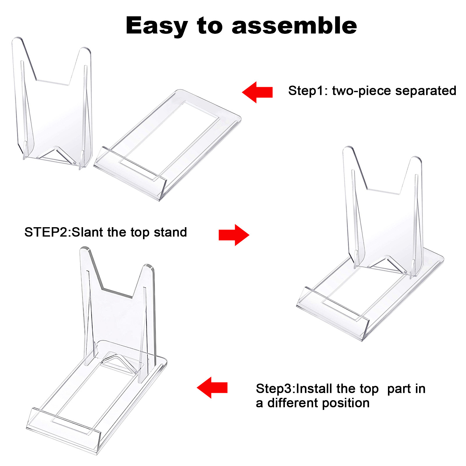 Stands Clear Plastic Display Stand - Temu