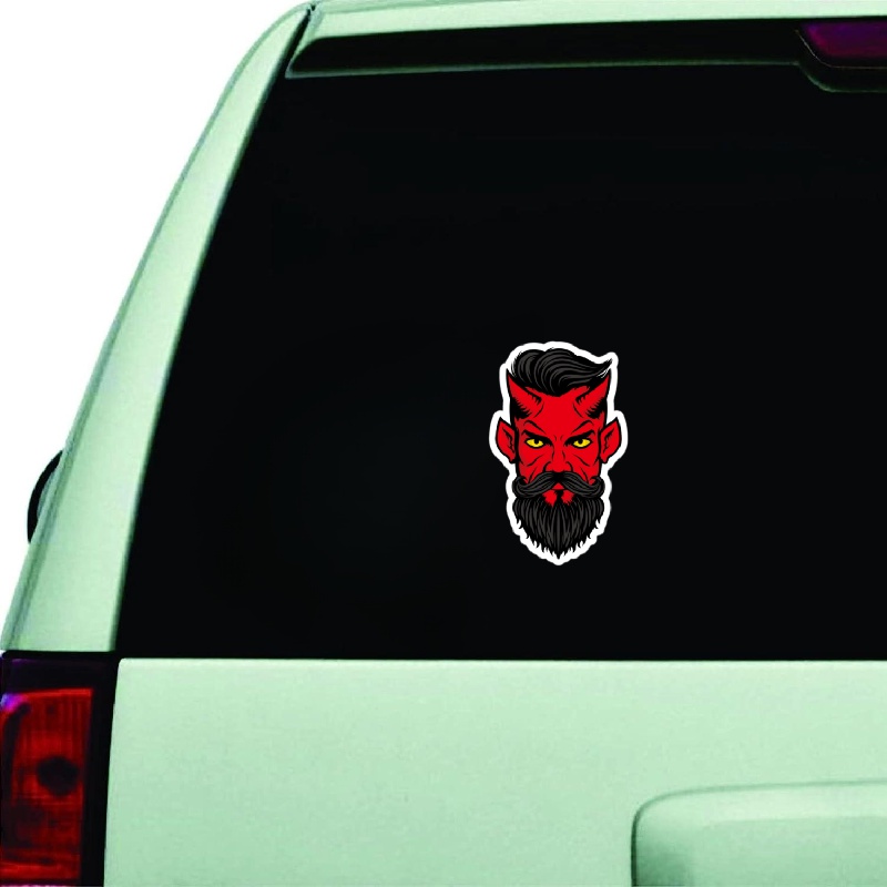 Devil Sticker Vinyl Jdm Drift Scary Halloween Decor - Temu Australia