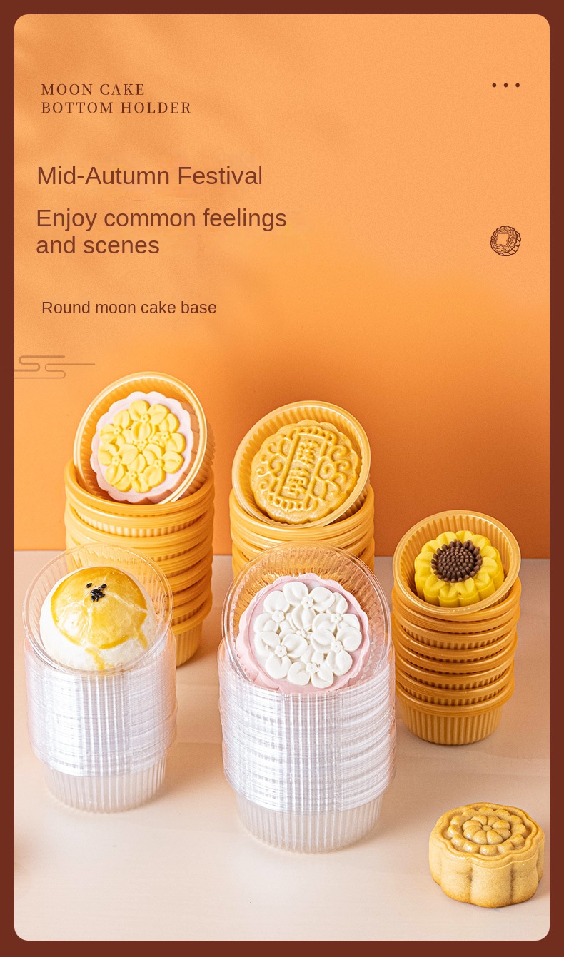 Clear Plastic Mooncake Cupcake Trays Individually - Temu