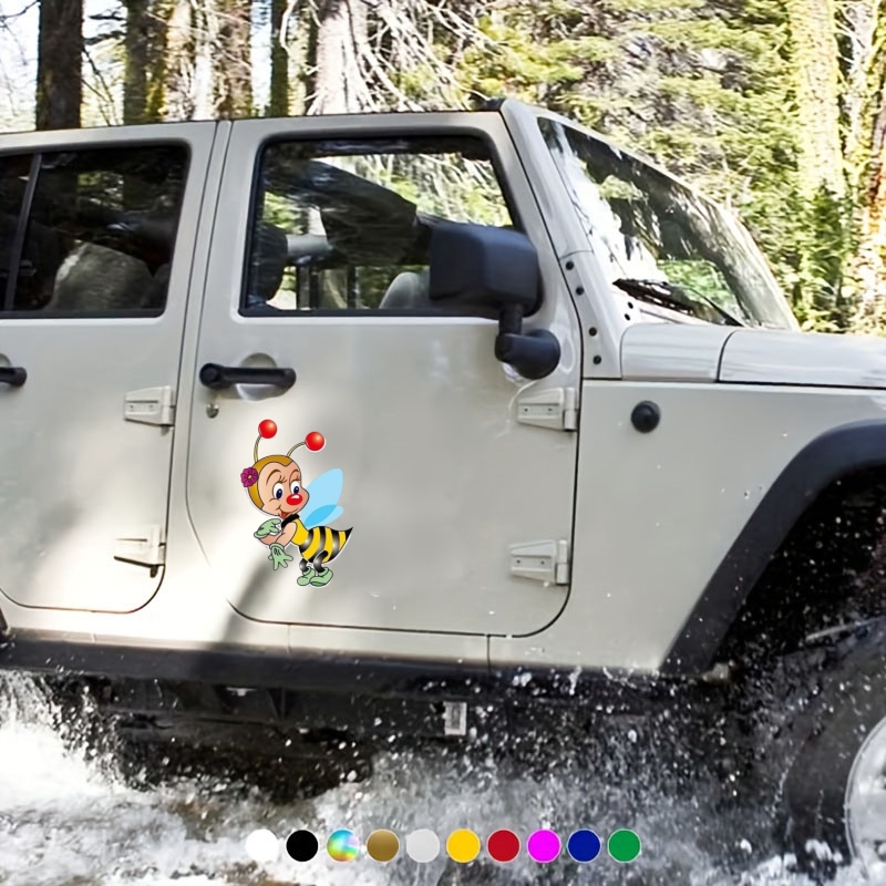 Pvc Cute Adorable Bee Sticker Vinyl Decal Car Window Ute - Temu Canada