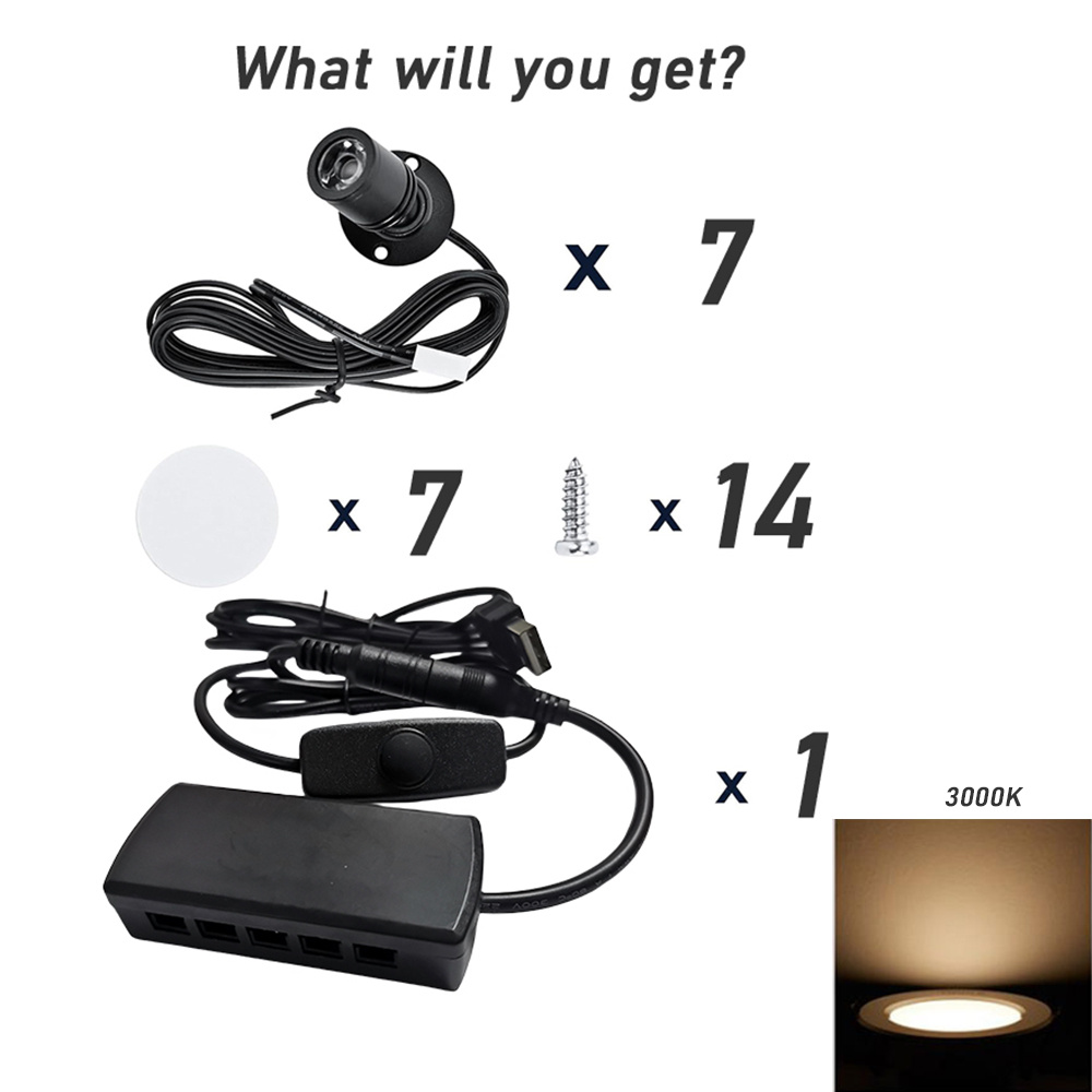 Usb Micro Mini Spotlight Surface Mounted Ceiling Colored - Temu Ireland