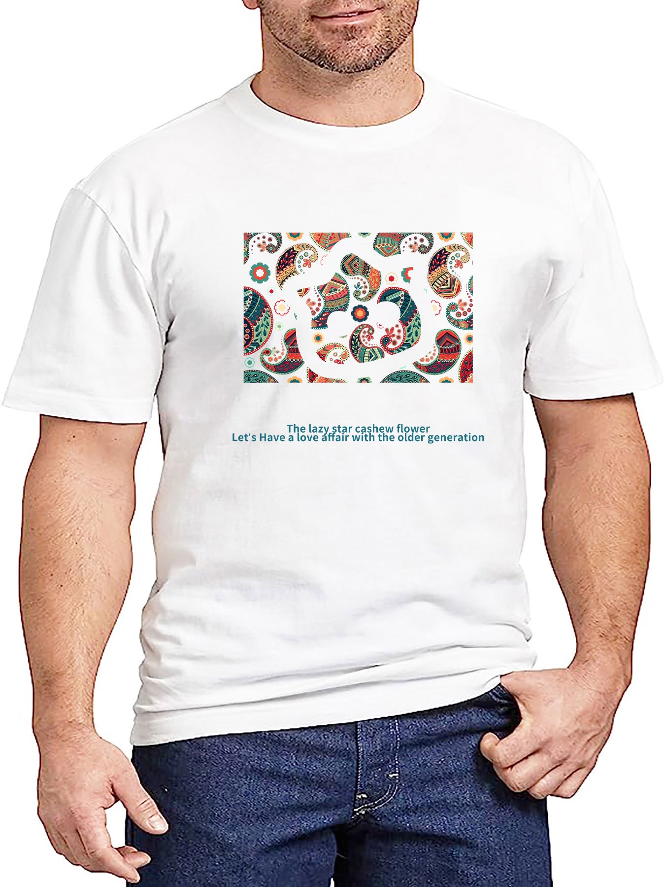 Abstract Pattern Mens Graphic T Shirt Casual Comfy Tees For Summer Mens Clothing - Men's ...