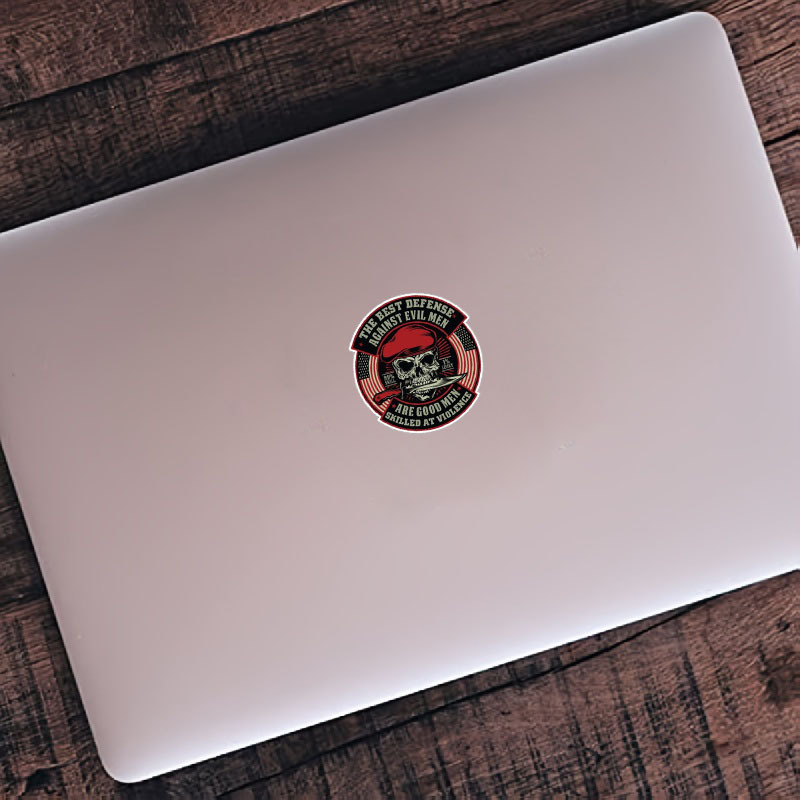 Defense Evil Veteran Car Bumper Window Motorcycle Helmet - Temu