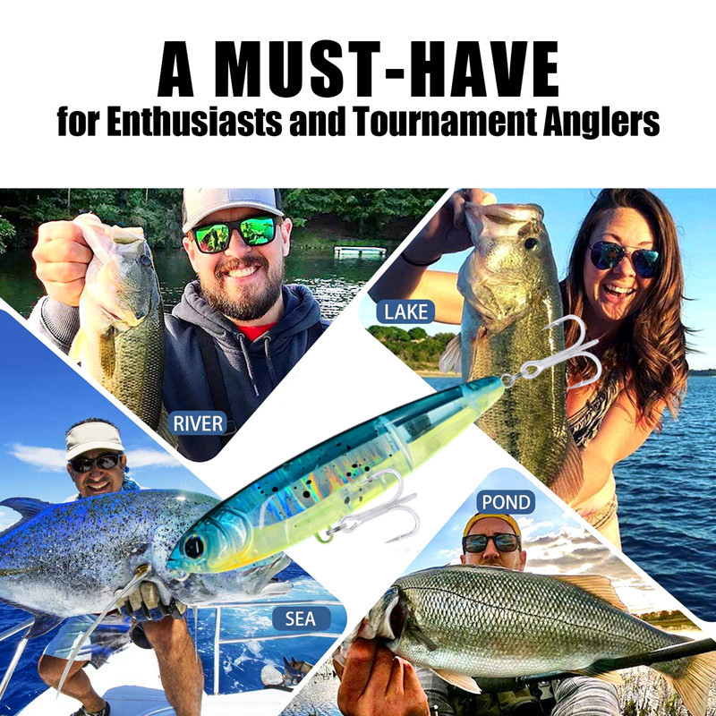 Greenspider Topwater Artificial Pencil Fishing Lure Bionic - Temu Norway