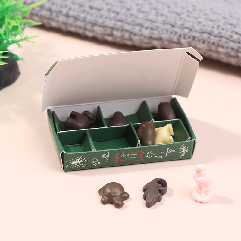 1/6 Dollhouse Miniature Mini Cartoon Chocolate Model Play - Temu