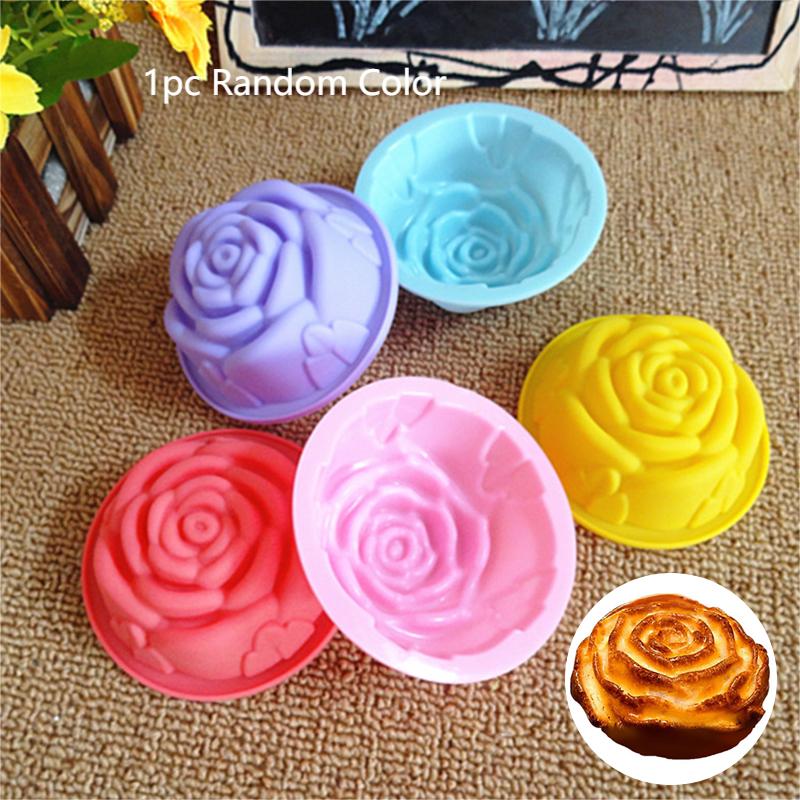 Rose Cake Baking Chocolate Silicone Mold Diy Making Ice - Temu Canada