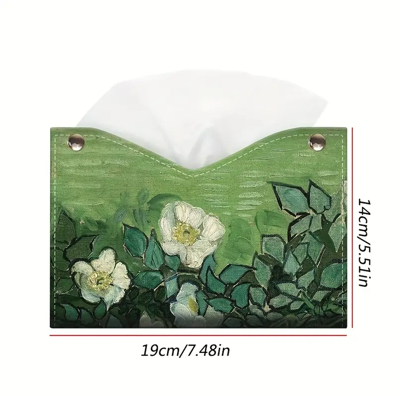 Oil Painting Tissue Box Cover Pu Leather Box Holder Leather - Temu ... Oil Painting Tissue Box Cover Pu Leather Box Holder Leather - Temu ...
