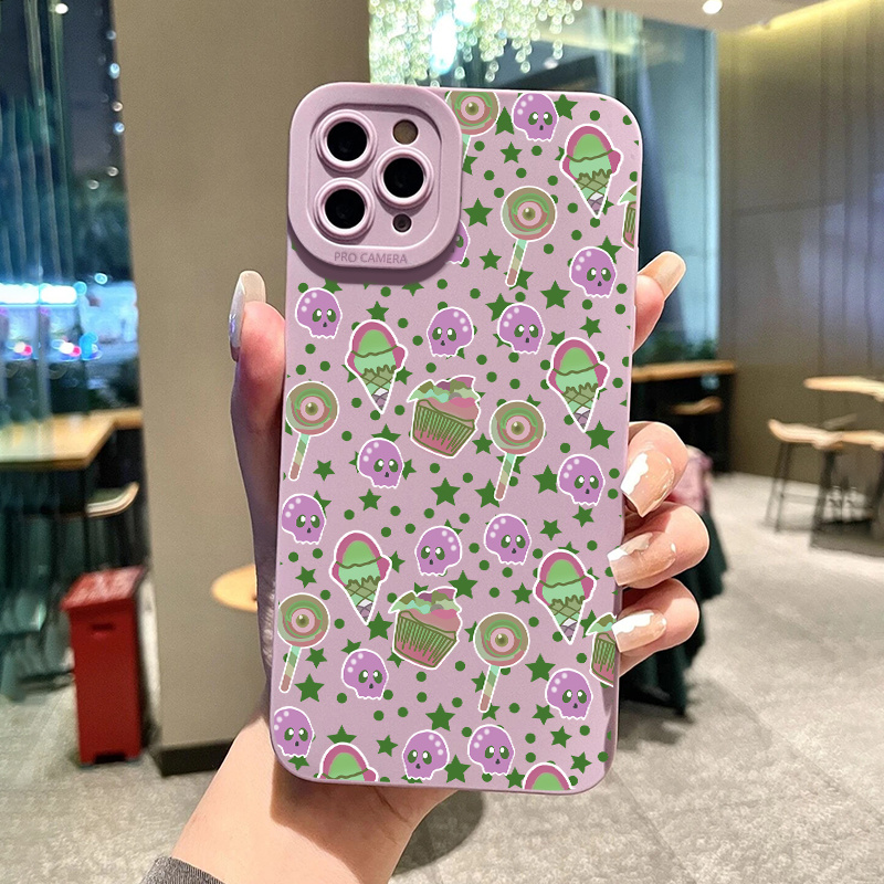 Phone Case Halloween Candy Graphic Anti fall Full Body - Temu United ...