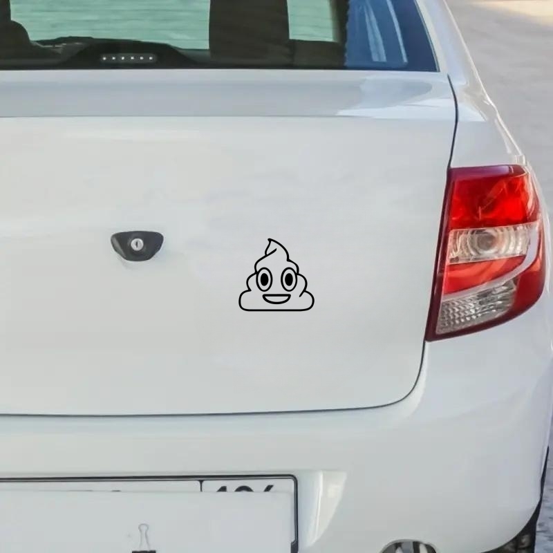Poop Vinyl Decal Sticker Car Window Laptop Poo Funny - Temu Ireland