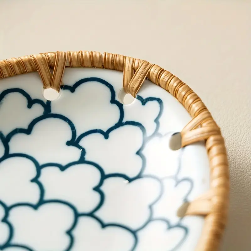 Ceramic Rattan Plate Oval Appetizer Plate Chinese Japanese - Temu ... Ceramic Rattan Plate Oval Appetizer Plate Chinese Japanese - Temu ...