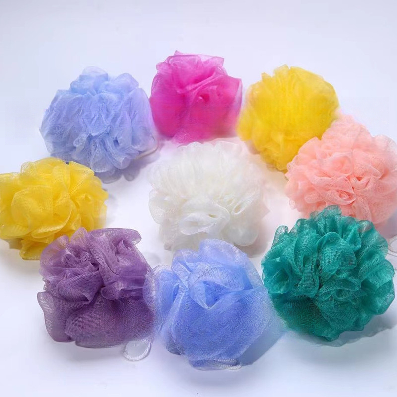 Super Exfoliating Home Spa Shower Loofah Puffs Sponge Bath - Temu