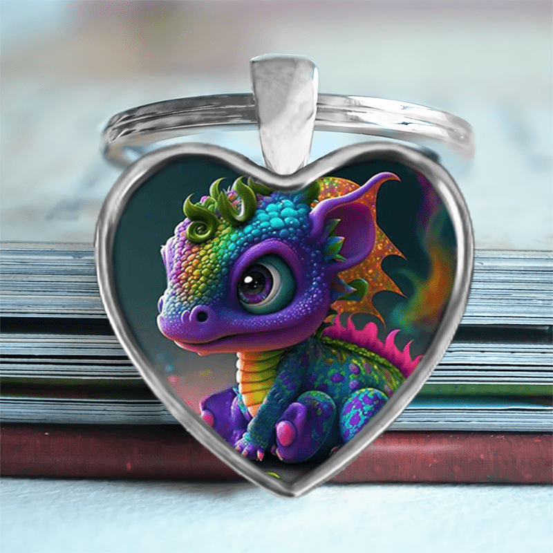 Retro Cute Monster Keychain For Men Birthday Party Commemorative ...