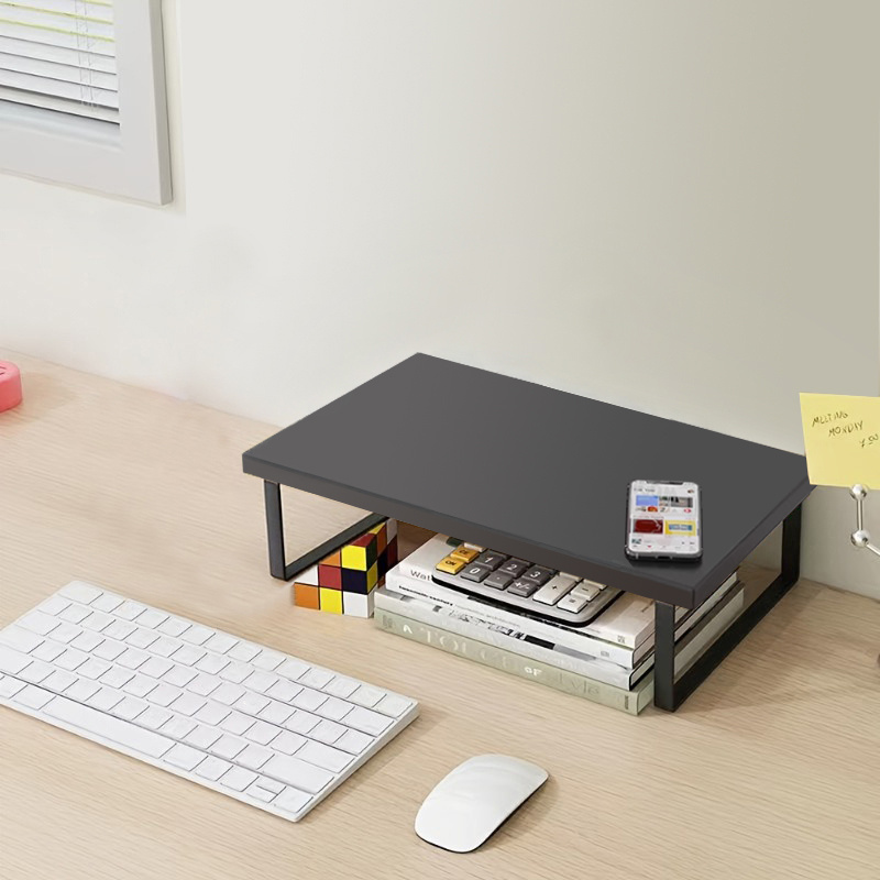 Wooden Computer Desk Monitor Stand Monitor Stand Desktop - Temu