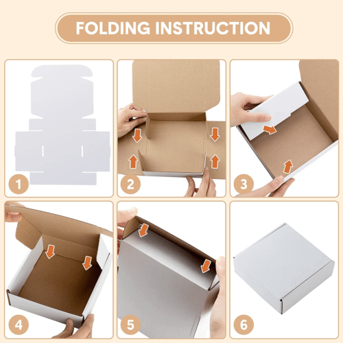 White Cardboard Shipping Boxes Gift Boxes Lids Wrapping - Temu