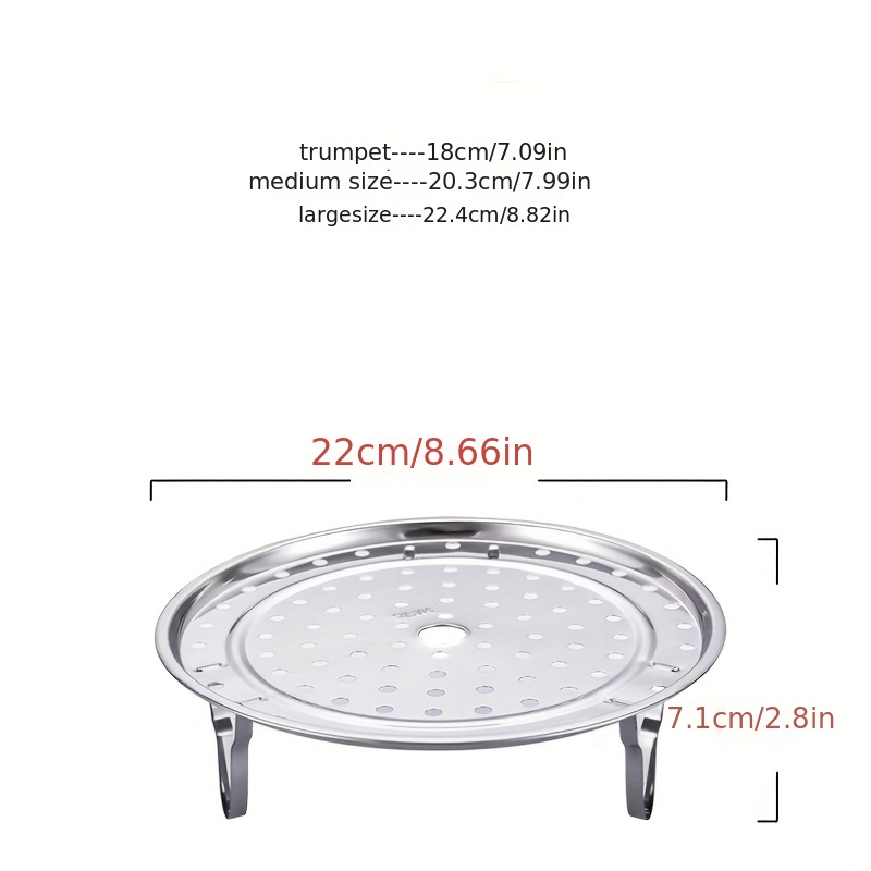 304 Stainless Steel Steaming Rack Home Pressure Cooker Short - Temu