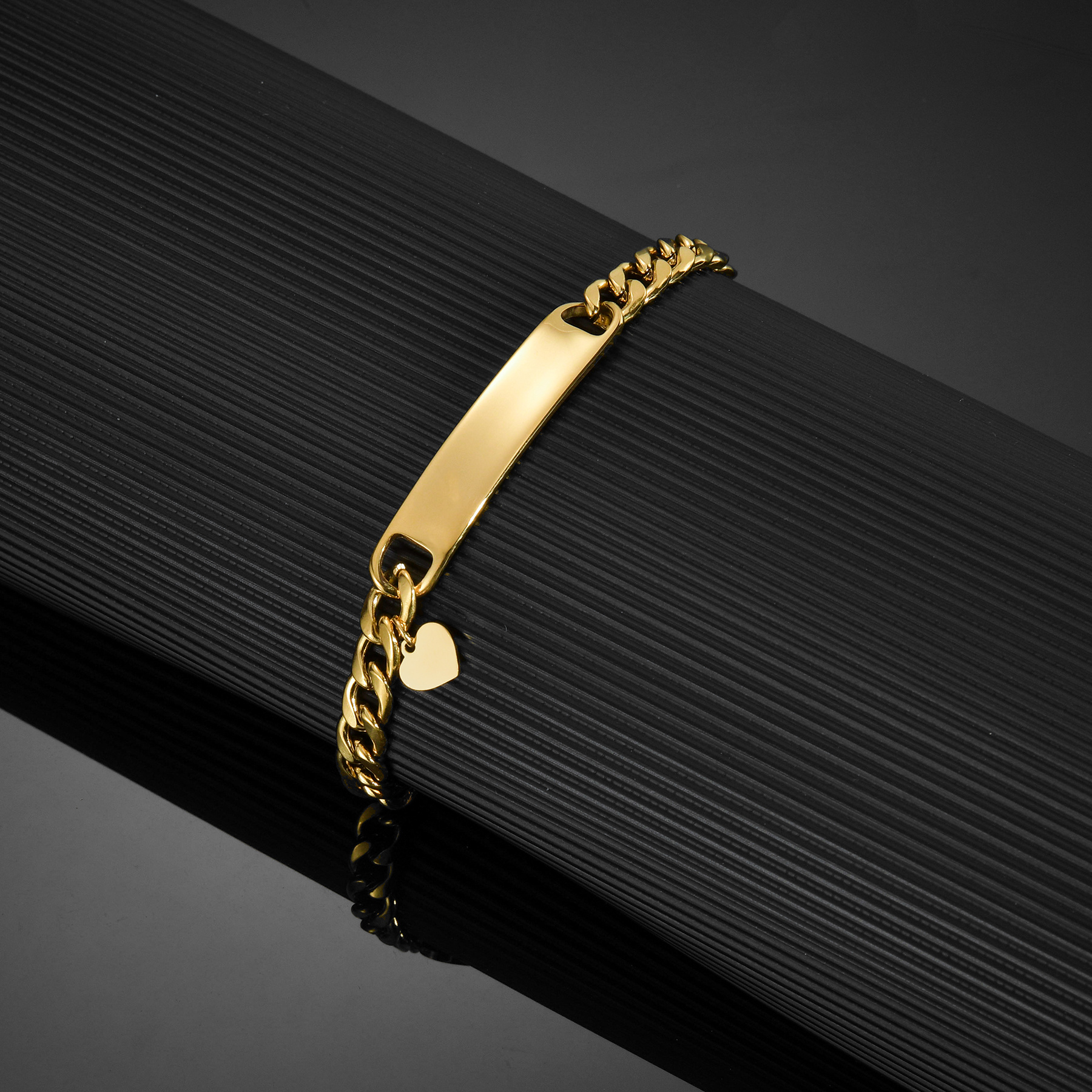 Personalized Diy Lettering Name Titanium Steel Glossy Long - Temu