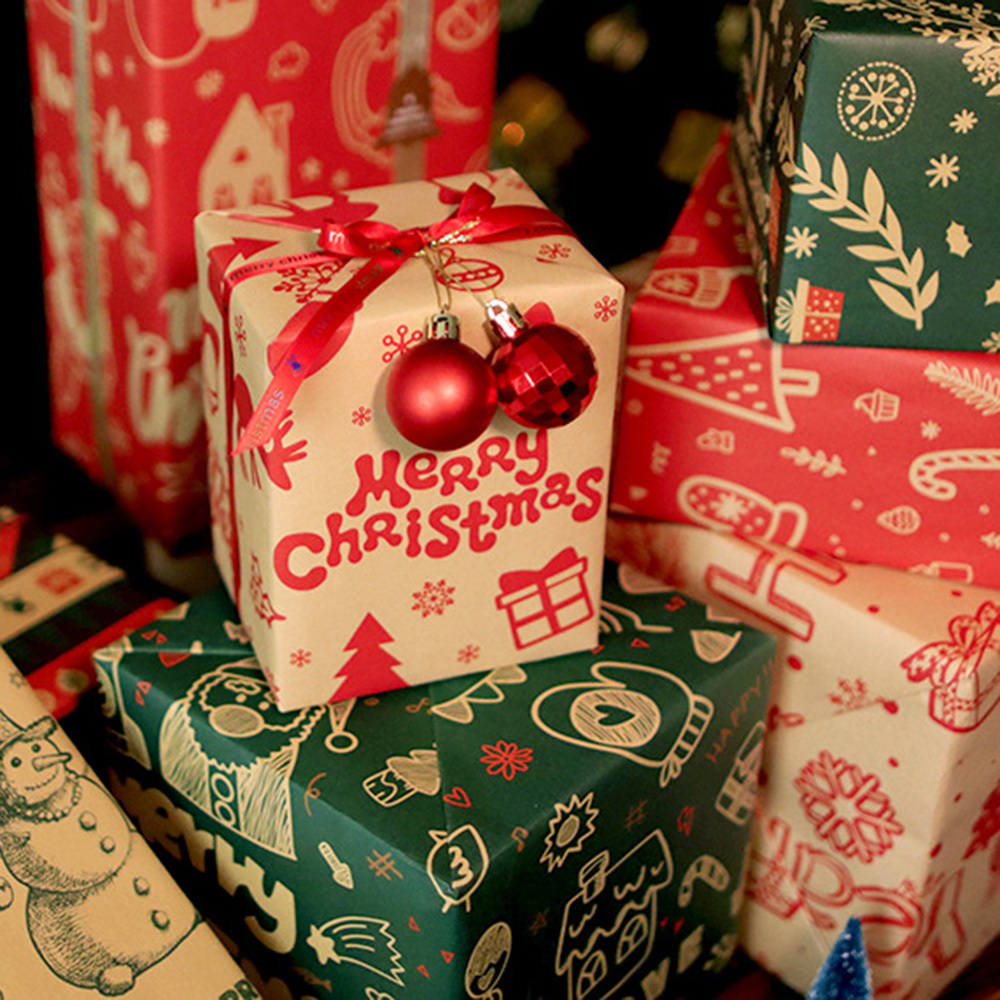 Christmas Carnival Gift Wrapping Paper Holiday - Temu