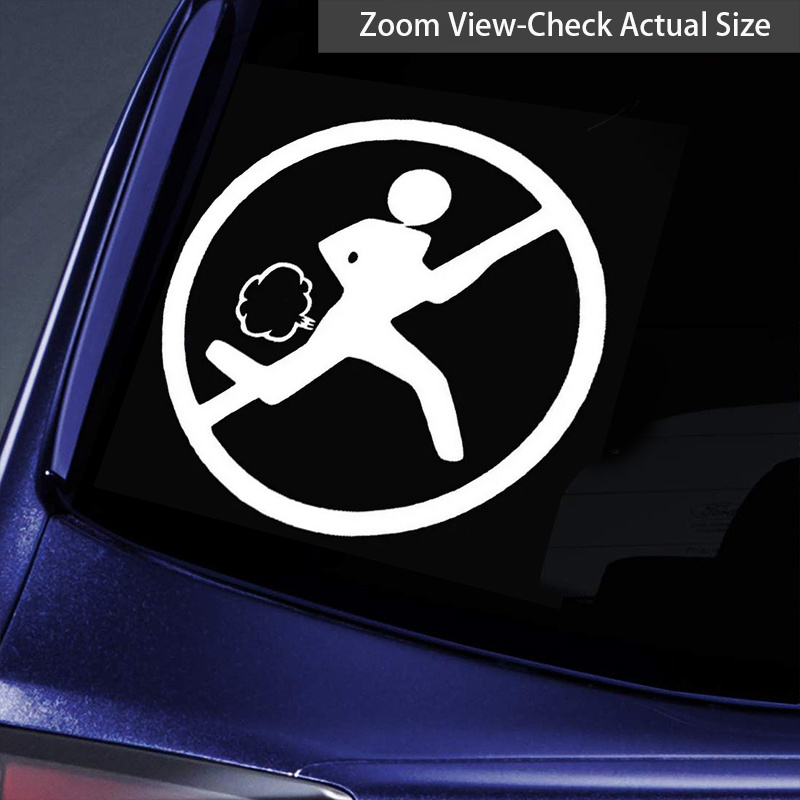 Prohibited Joke Prank Funny Car Sticker Laptop Bottle - Temu Canada