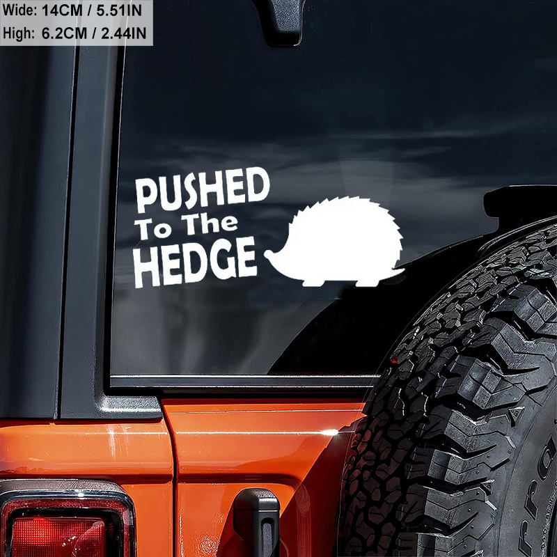 Pushed Hedgehog Car Stickers Laptop Motorcycle Vehicle Paint - Temu ...