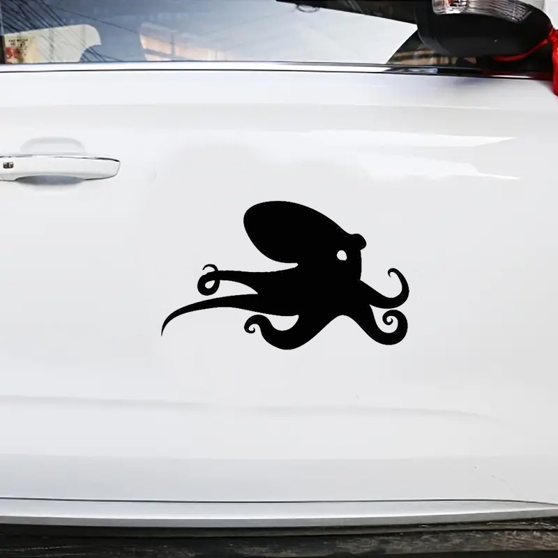 Funny Marine Life Octopus Design Car Sticker Laptop Truck - Temu United ...