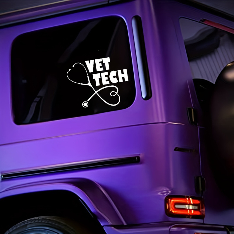 Graphics Vet Tech Nurse Stethoscope Vinyl Die Cut - Temu Philippines