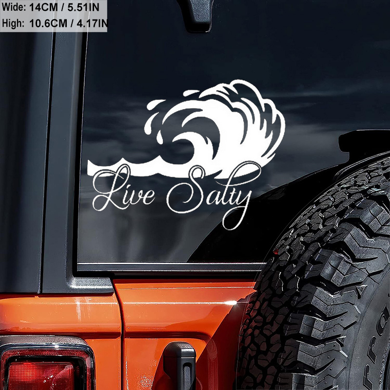 live waves car stickers laptop water bottle motorcycle - Temu Australia