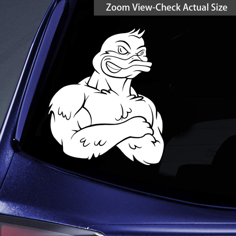 strong duck car sticker laptop bottle truck phone - Temu Canada