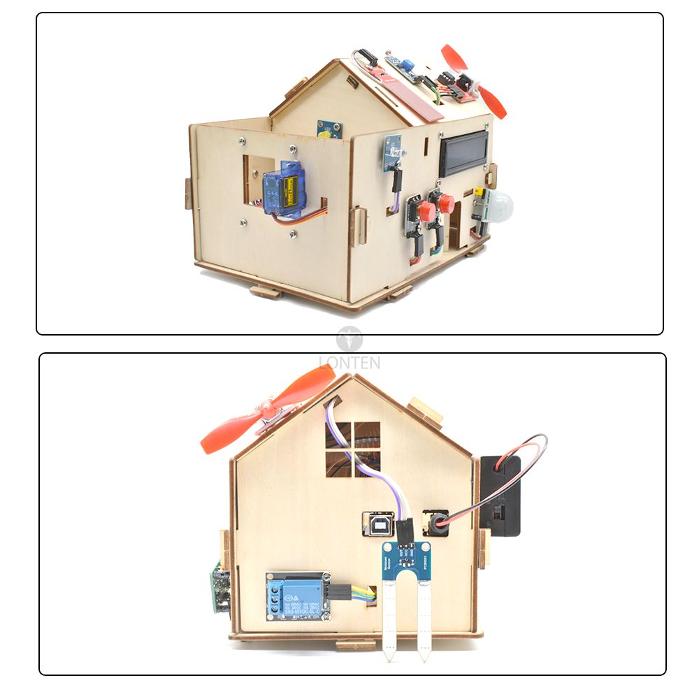 Lonten Smart Home Kit Arduino Starter Electronic Learning - Temu New ...