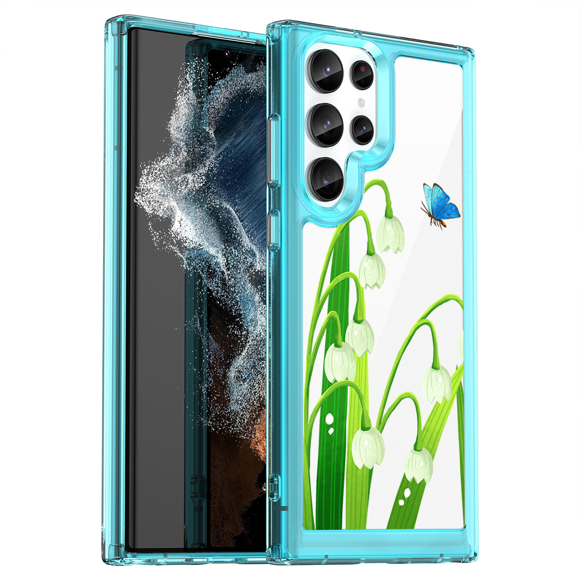 Flashy Colorful Luxury Trend Phone Case Samsung Galaxy - Temu Canada