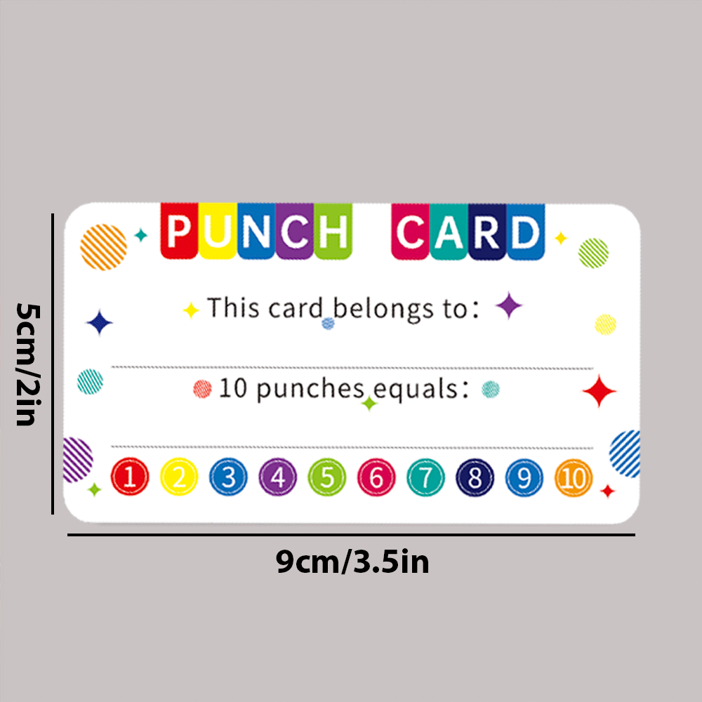 + Hole Puncher Reward Cards Classroom - Temu