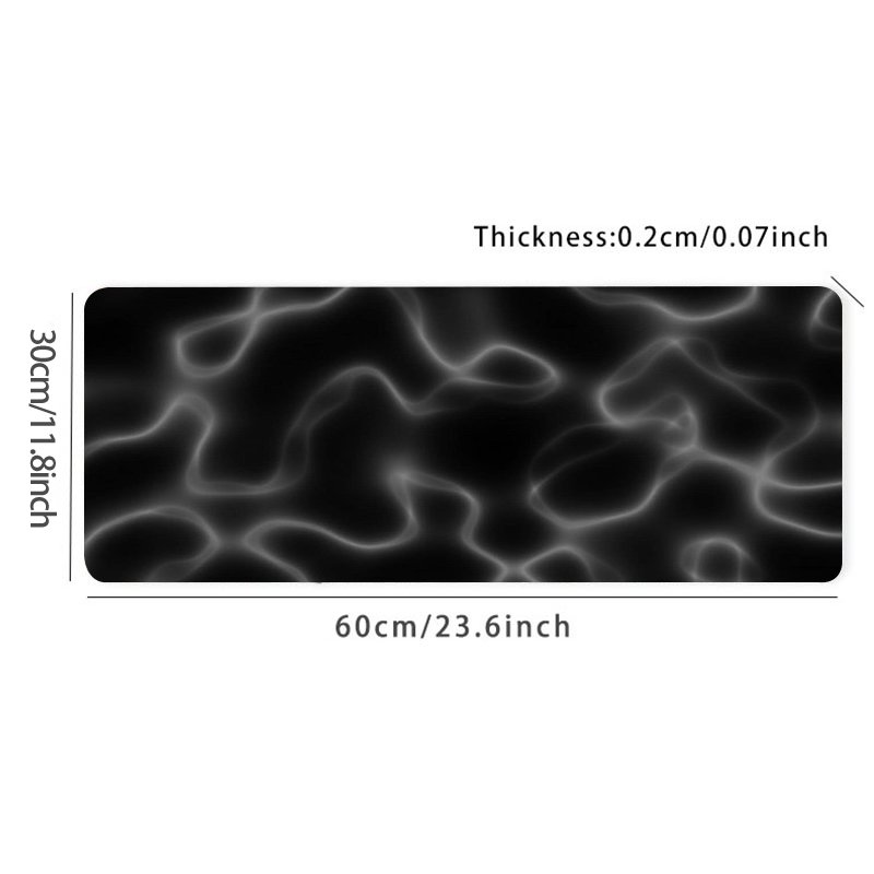 Black Cool Mousepad Gamer Desk Mat Keyboard Pad Large Carpet - Temu Canada